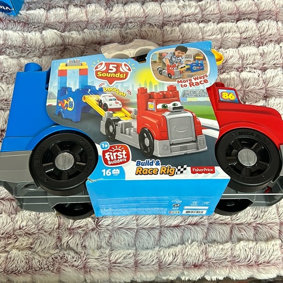 Fisher-Price | Toys | Mega Bloks Fisher Price Toddler Blocks Race Car ...